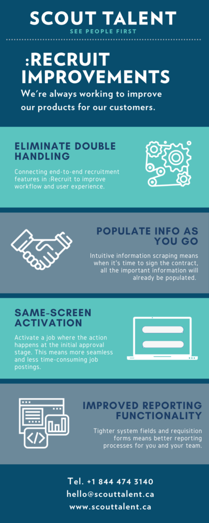 Enhanced functionalities in :Recruit talent acquisition software ...